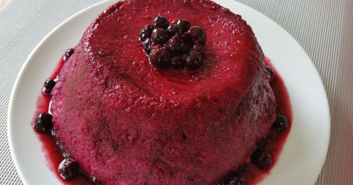 Indulge in a black currant summer pudding