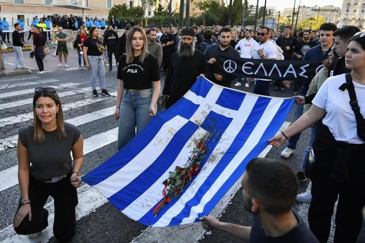 Thousands march through Athens to mark 50 years since a student ...