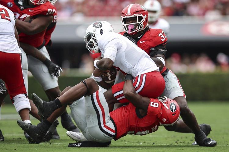 Bowens, Frazier each run for 2 scores as No. 4 Georgia overcomes ...