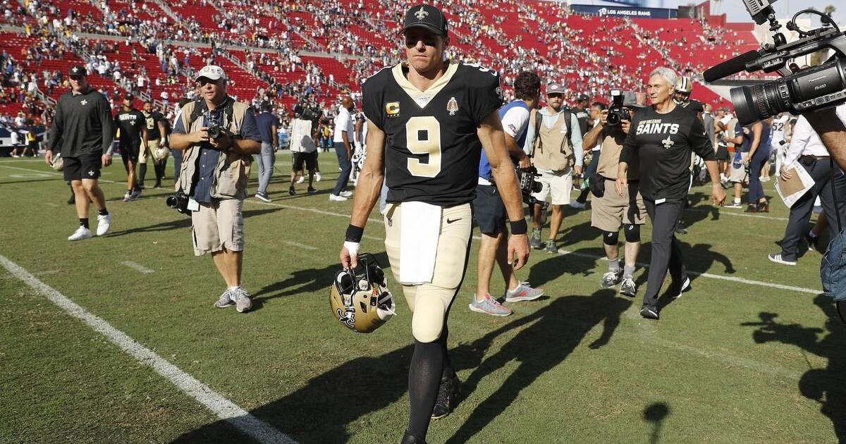 Saints’ Brees has reportedly torn ligament in thumb