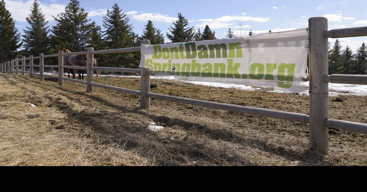 Alberta government repeats commitment to see Springbank dam through