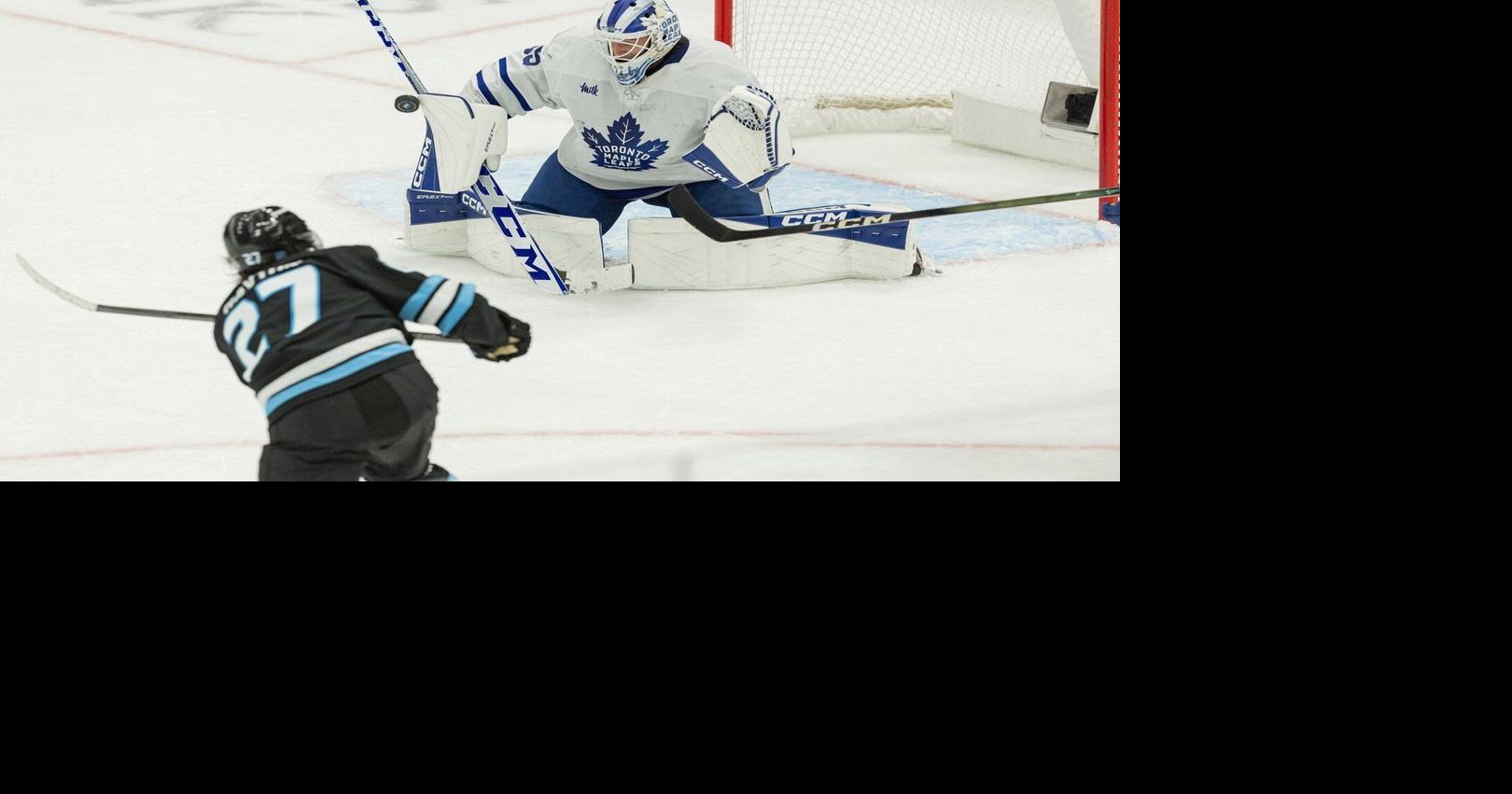 Guenther scores two goals as Mammoth whip Maple Leafs 6-1