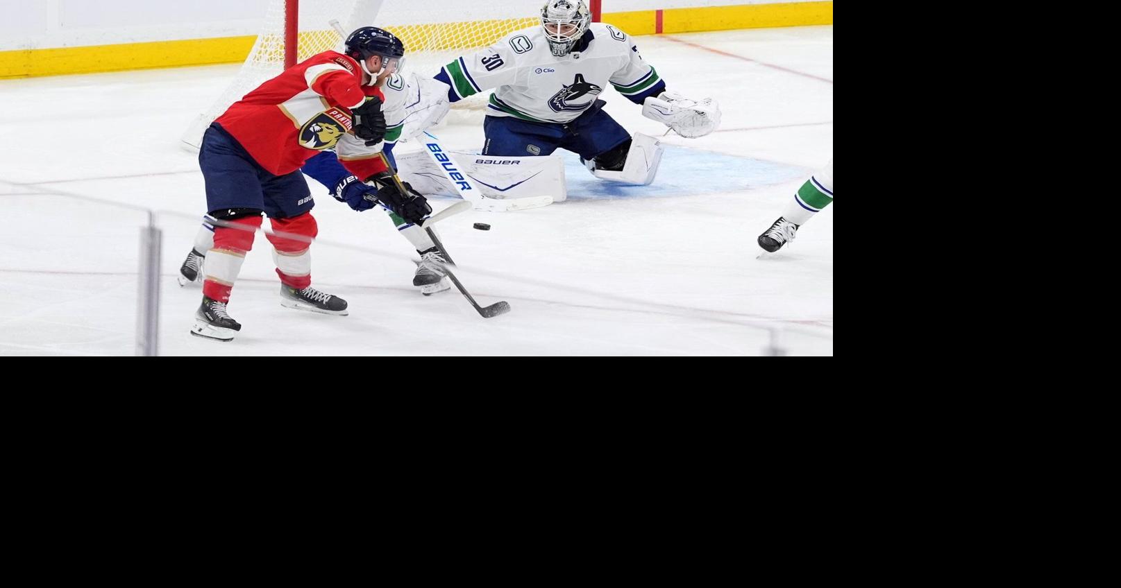 NHL scores: Bennett's tiebreaking goal leads Panthers past Canucks 8-5