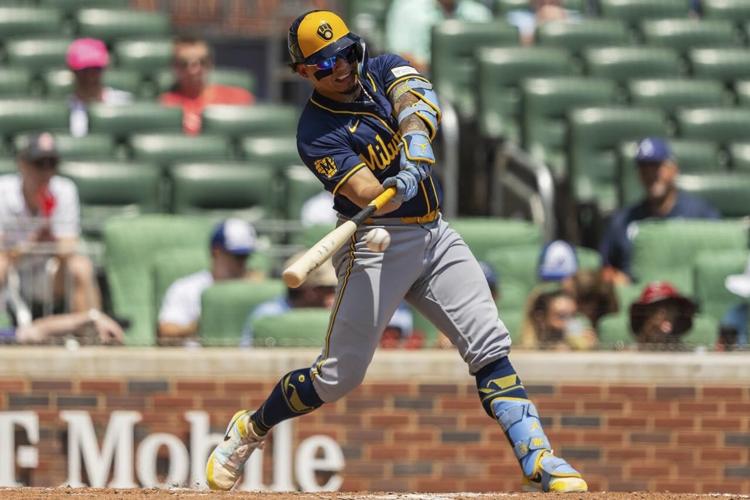 Rookie Jackson Chourio hits 2 home runs, Brewers win 16-7 to sweep the ...