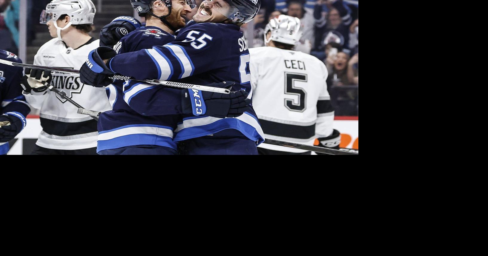 Scheifele scores twice in Jets' 5-1 win over Kings to end 11-game ...