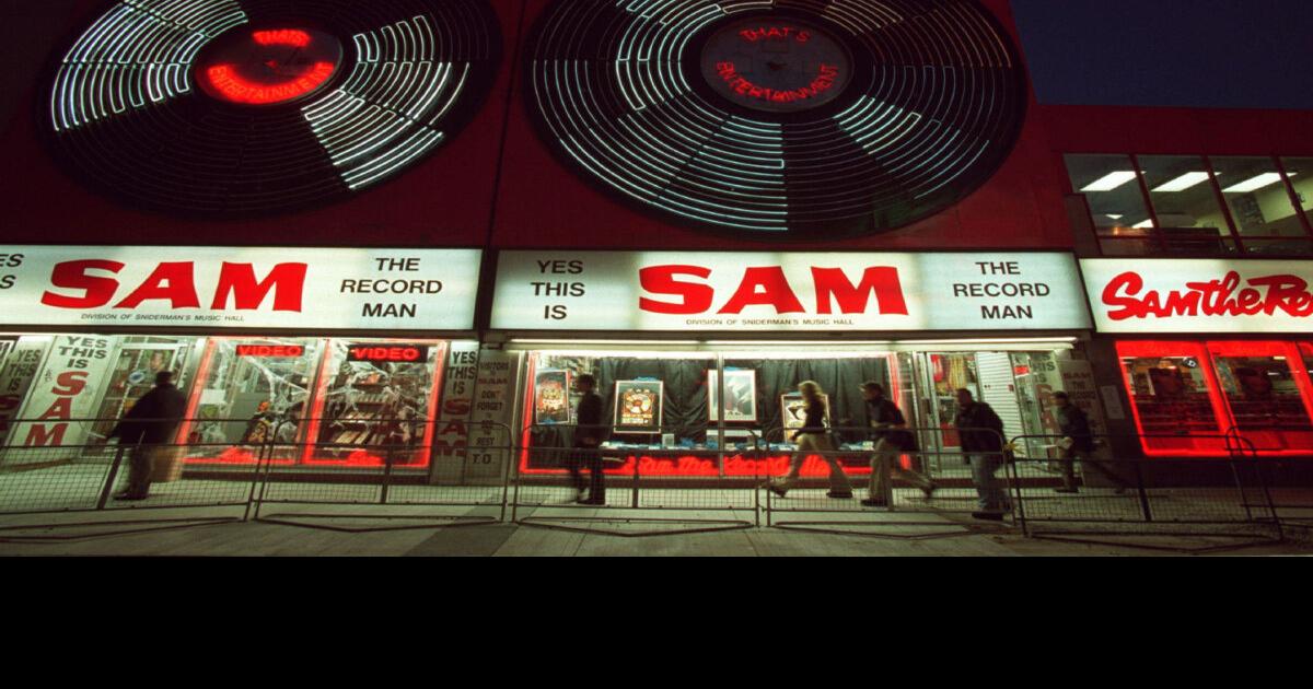 Sam the Record Man sign in limbo