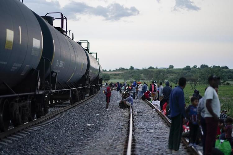 Mexican railway operator halts trains because so many migrants are ...