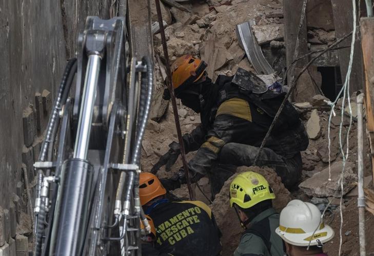 The collapse of a building in Havana has left 3 people dead and at ...