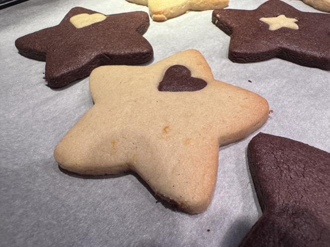 Bake it: Mocha orange patchwork cookies