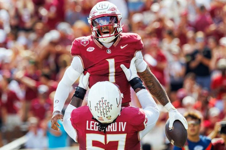 Castellanos leads No. 7 Florida St, which has school-record 498 rushing ...