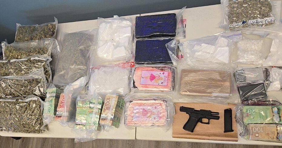Five people arrested after $836,000 worth of drugs seized