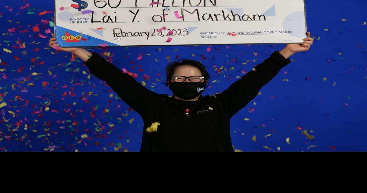 Markham woman wins $60M Lotto Max jackpot
