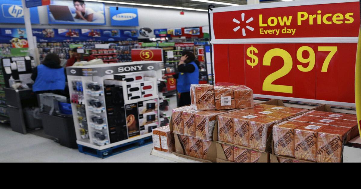 Walmart stores busy, Target stores, not so much