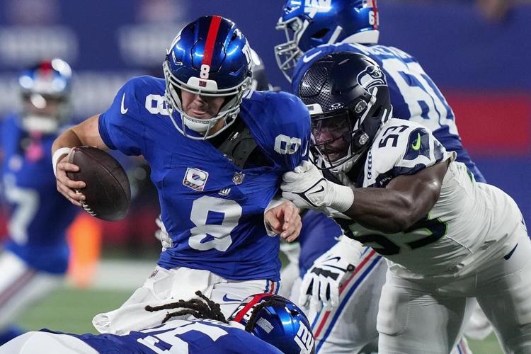 Daniel Jones sacked 10 times as Giants show little in 24-3 loss to the ...