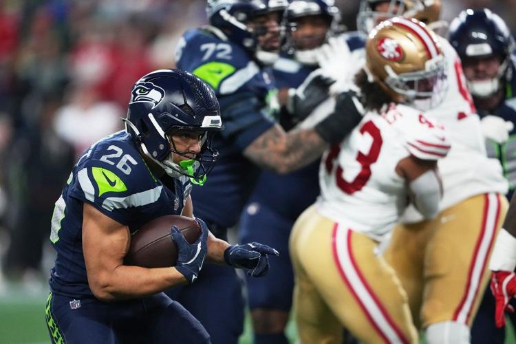 Seahawks RB Zach Charbonnet out for remainder of playoffs with knee injury
