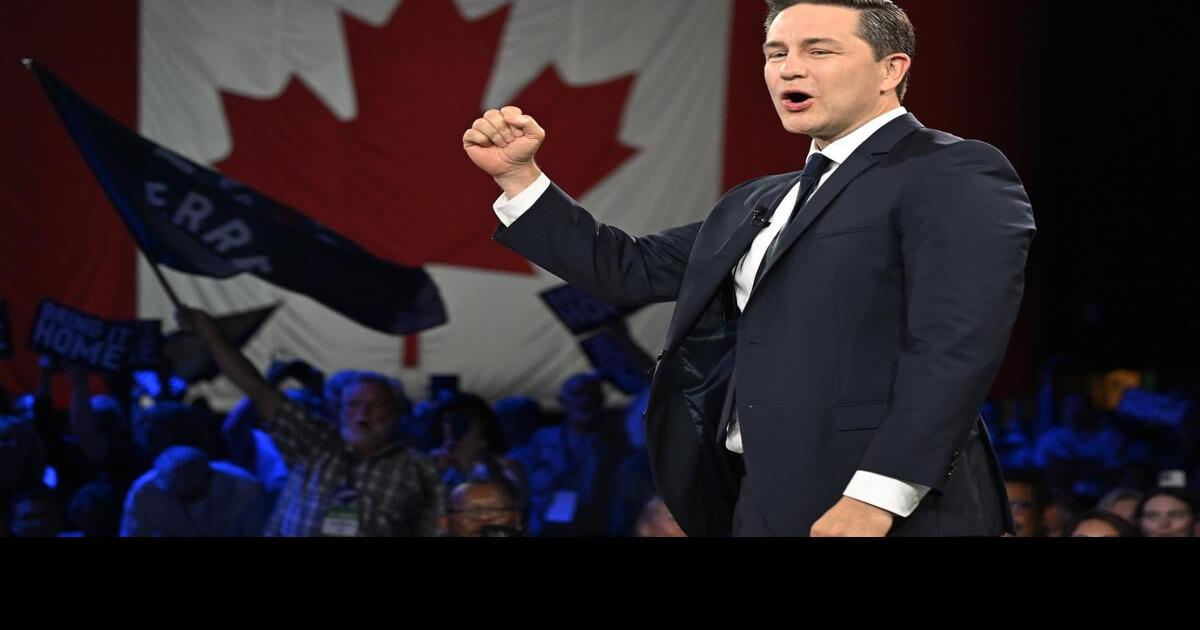 Poilievre attacks Trudeau in ‘promise of Canada’ speech