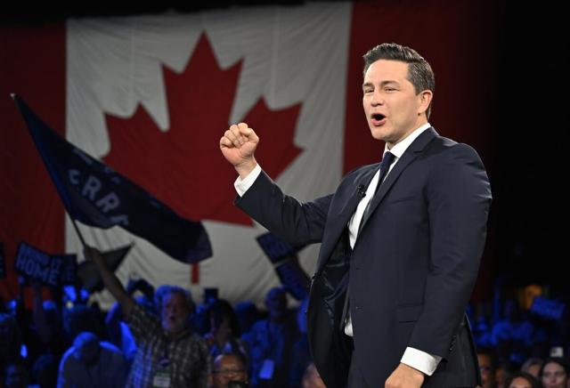 Poilievre attacks Trudeau in ‘promise of Canada’ speech