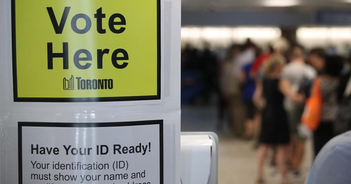 Advance voting drops in Toronto’s municipal election