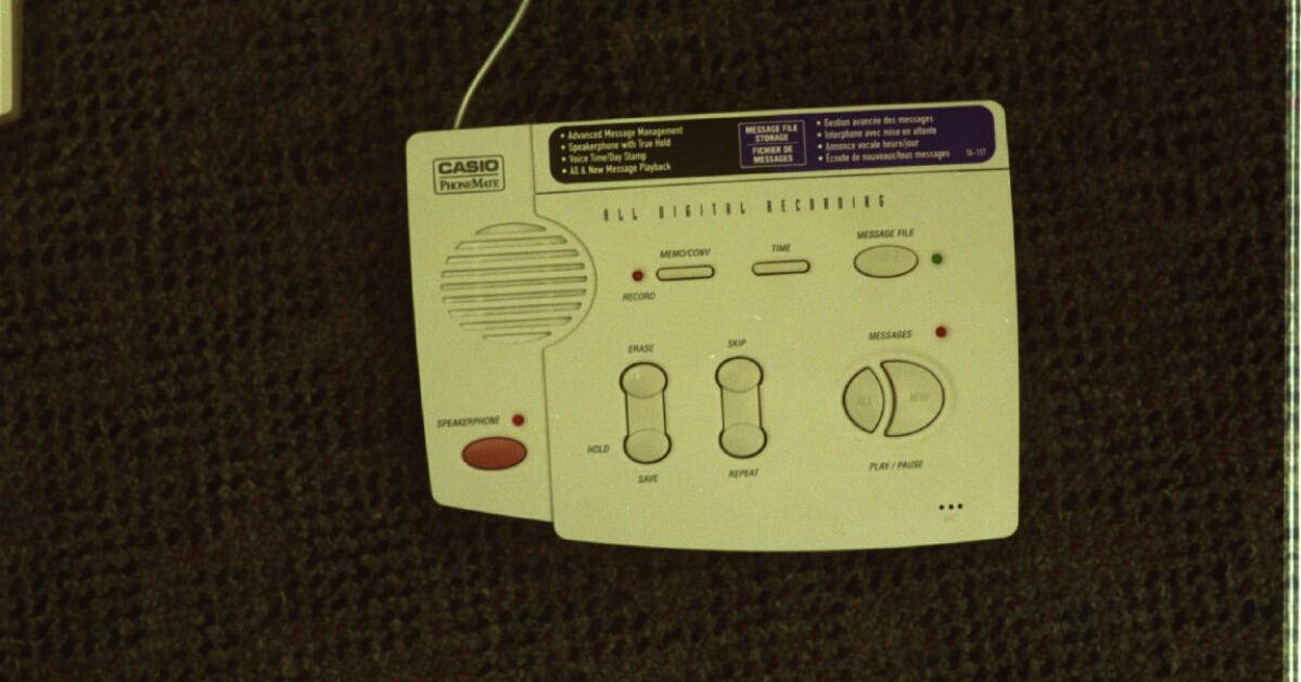 First automatic answering machine patented in 1935.