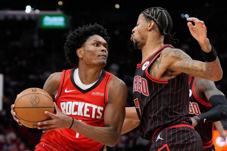 Durant's 28 points, Sengun's double-double lead Rockets past Bulls in ...