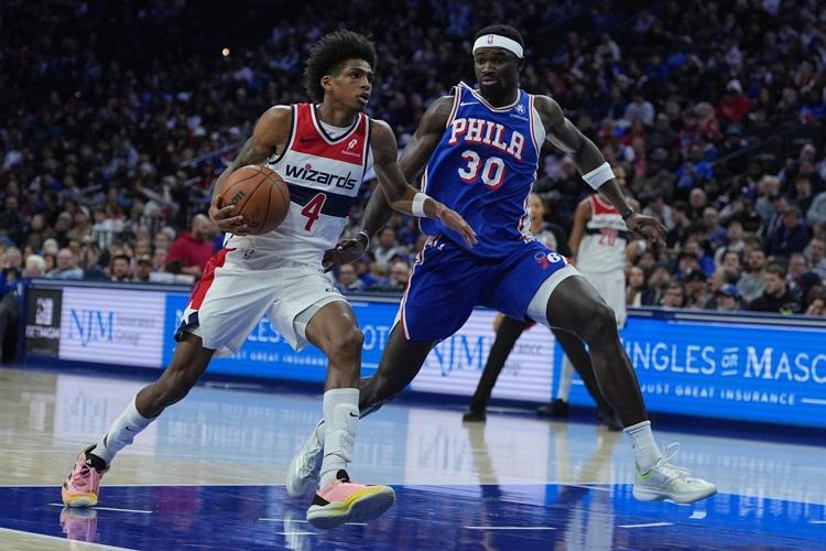 Embiid and George power the 76ers to a 131-110 win over the Wizards