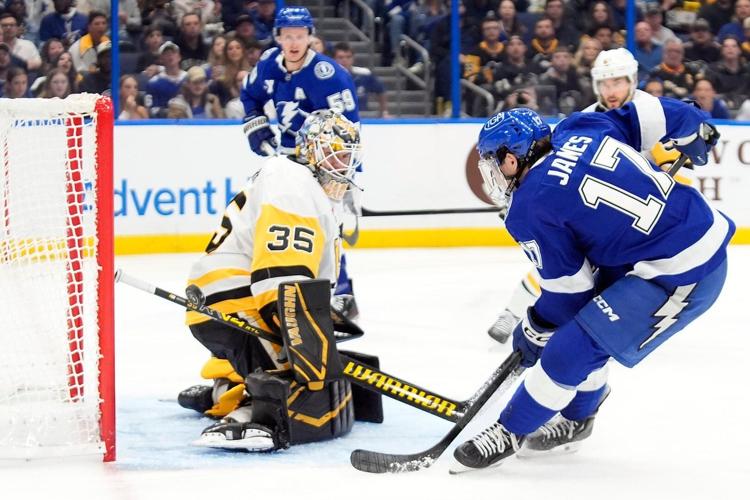 Malkin breaks late tie with 2nd goal of game, Penguins beat Lightning 4-3