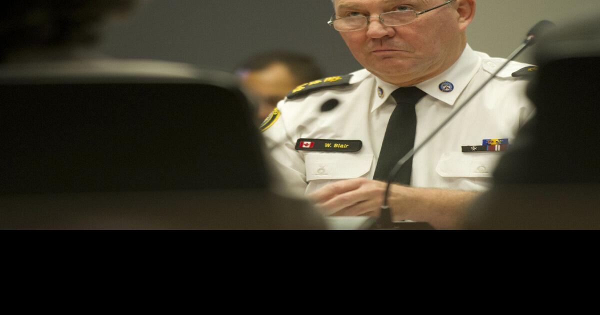 Chief Blair recommends police budget be flat-lined, force reduced
