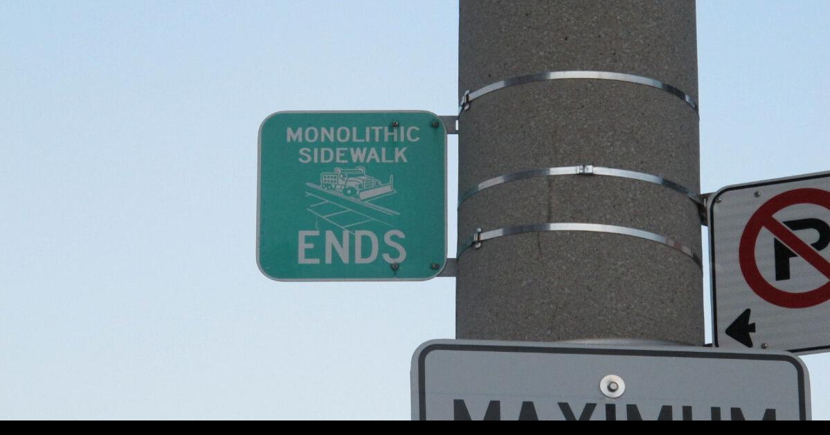 ‘Monolithic sidewalk’ signs a signal to snowplow drivers: The Fixer