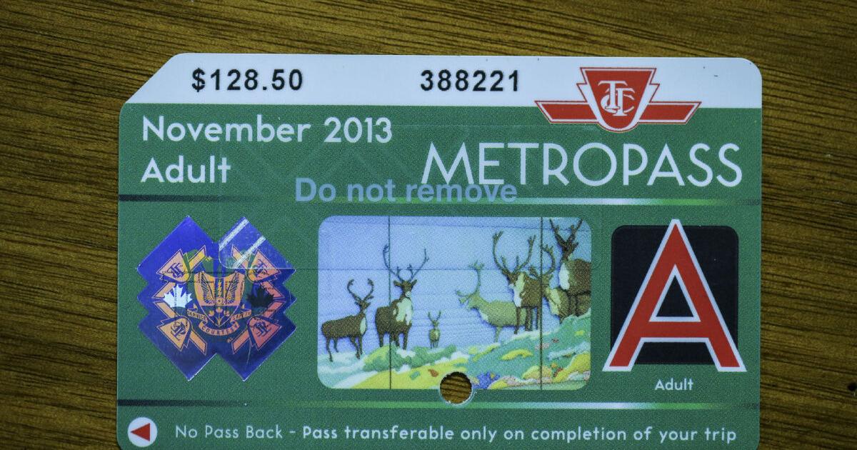 TTC Metropasses have evolved artistically, from psychedelic to functional