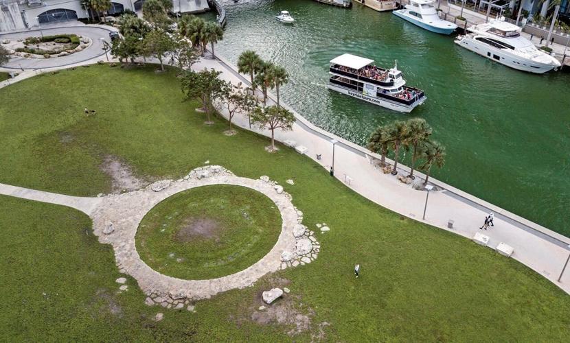 Miami’s ancient Tequesta Indian circles not on display
