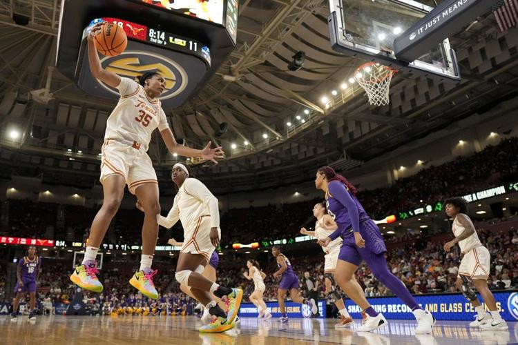 Booker leads No. 1 Texas past No. 9 LSU 56-49, setting up rematch with ...