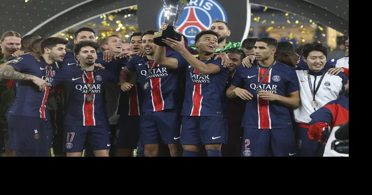Dembélé scores last-gasp winner as PSG wins Champions Trophy, Marseille ...