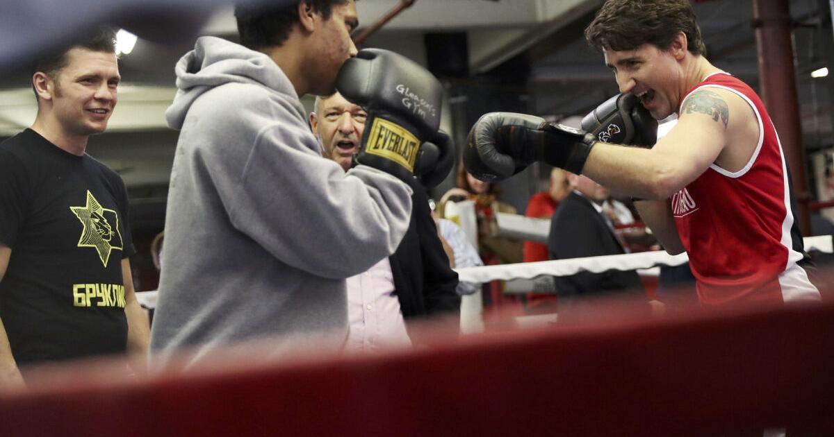 Justin Trudeau in New York City for Q&A — and boxing