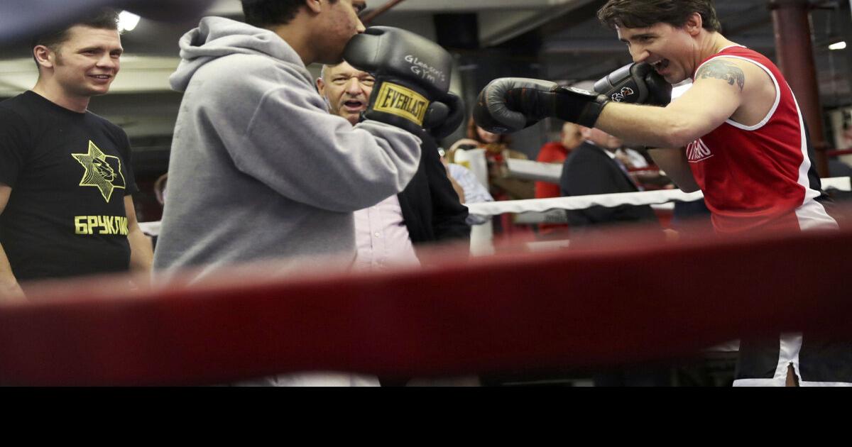 Justin Trudeau in New York City for Q&A — and boxing