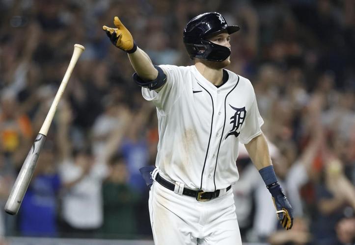 Tigers rookie Parker Meadows hits first career homer in ninth to beat ...
