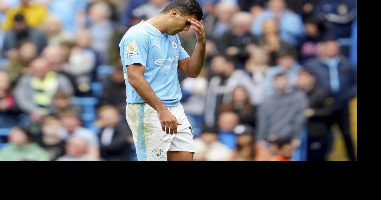 Rodri sent off and Haaland scores for Man City in 2-0 win over ...