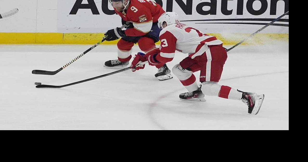 Dylan Larkin scores in overtime, Detroit Red Wings beat Florida ...