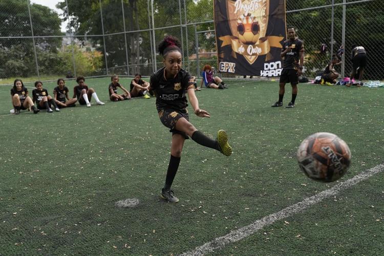 Young women in Rio favela hope to overcome poverty and violence to play ...