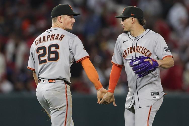 Matt Chapman helps preserve Giants' 3-2 win over Angels with ugly but ...