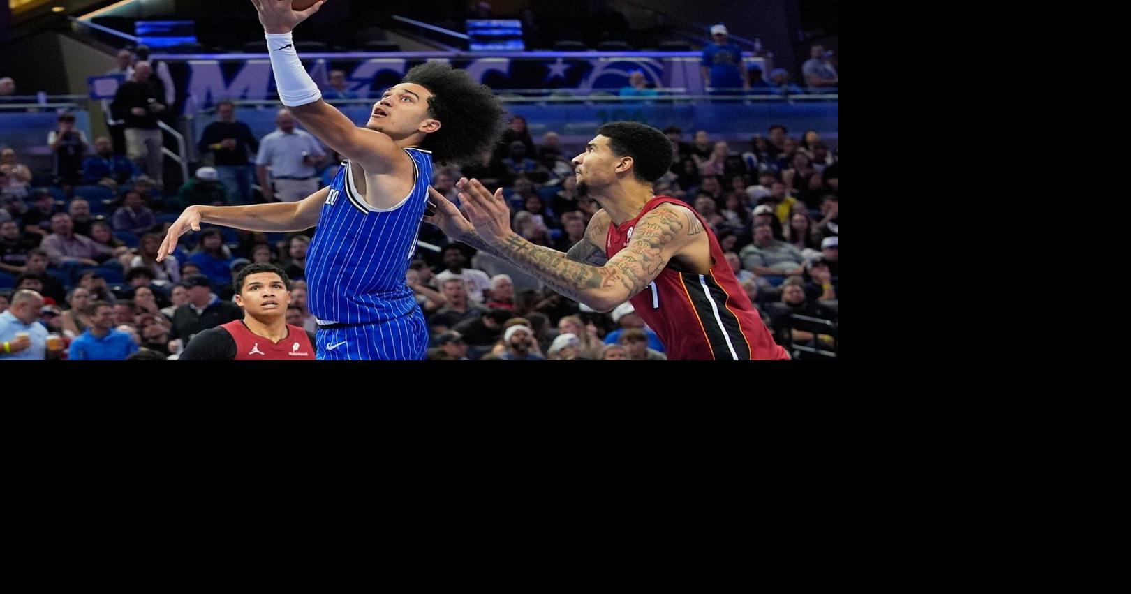 Franz Wagner scores 32 points, Magic hold off Heat 106-105