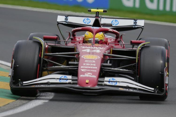 Lewis Hamilton has tough start with Ferrari, qualifying eighth in F1 ...