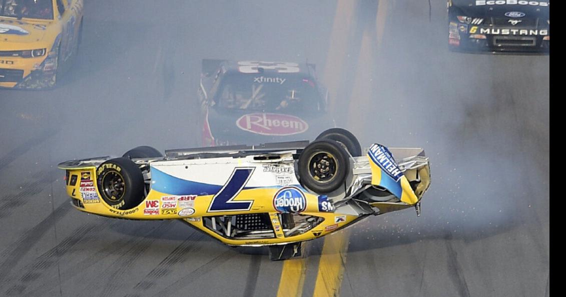 Kyle Busch crashes, breaks leg, while brother loses NASCAR ban appeal