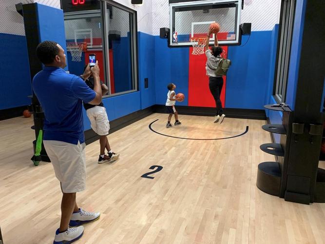 How Disney Springs’ basketball attraction in Orlando bounces