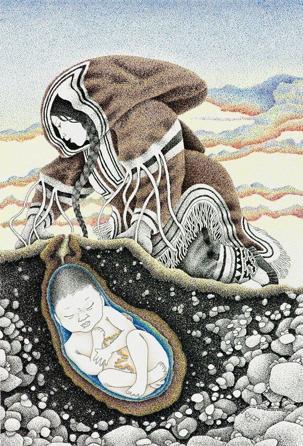 Artist Germaine Arnaktauyok takes an Inuit legend and connects us to ...