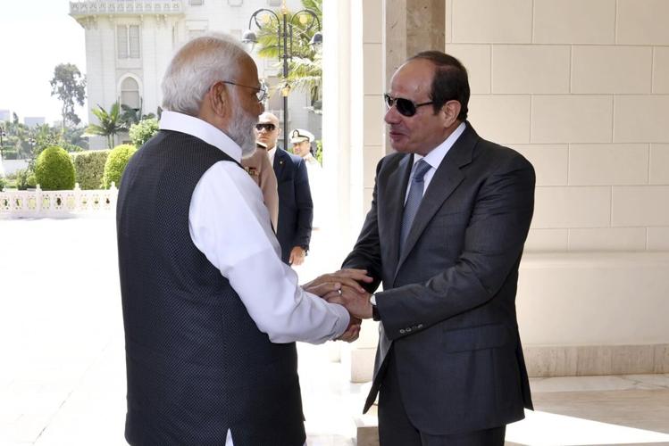 Egypt’s president gives highest honor to visiting Indian prime minister ...