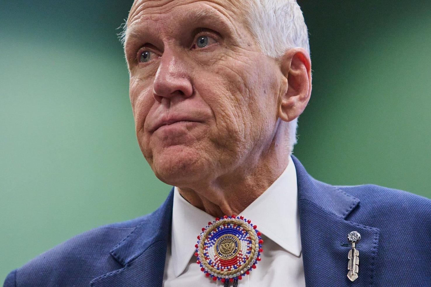 Sen. Thom Tillis takes on the White House, but not Trump