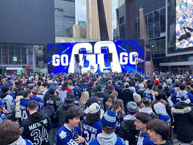 Leafs fans load up on spirit, superstitions at tailgate