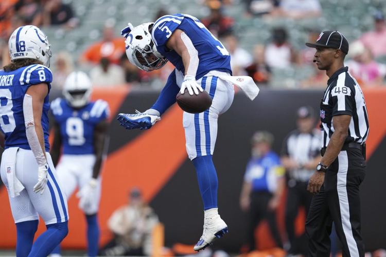 Third-string QB Riley Leonard shines as Colts beat Bengals 41-14 in ...