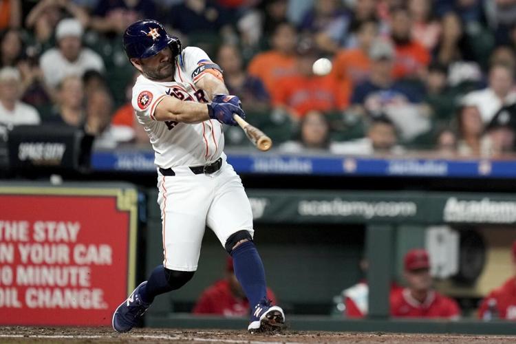 Alvarez and Tucker power Astros to 10-4 win over Angels