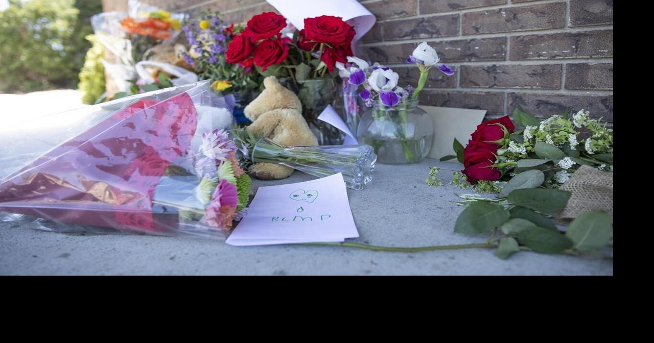 Saskatchewan town residents, RCMP staff honour fallen Mountie by ...